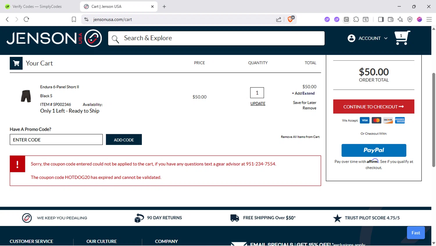 JensonUSA Promo Codes - 20% Off (2 Verified) Oct 2025