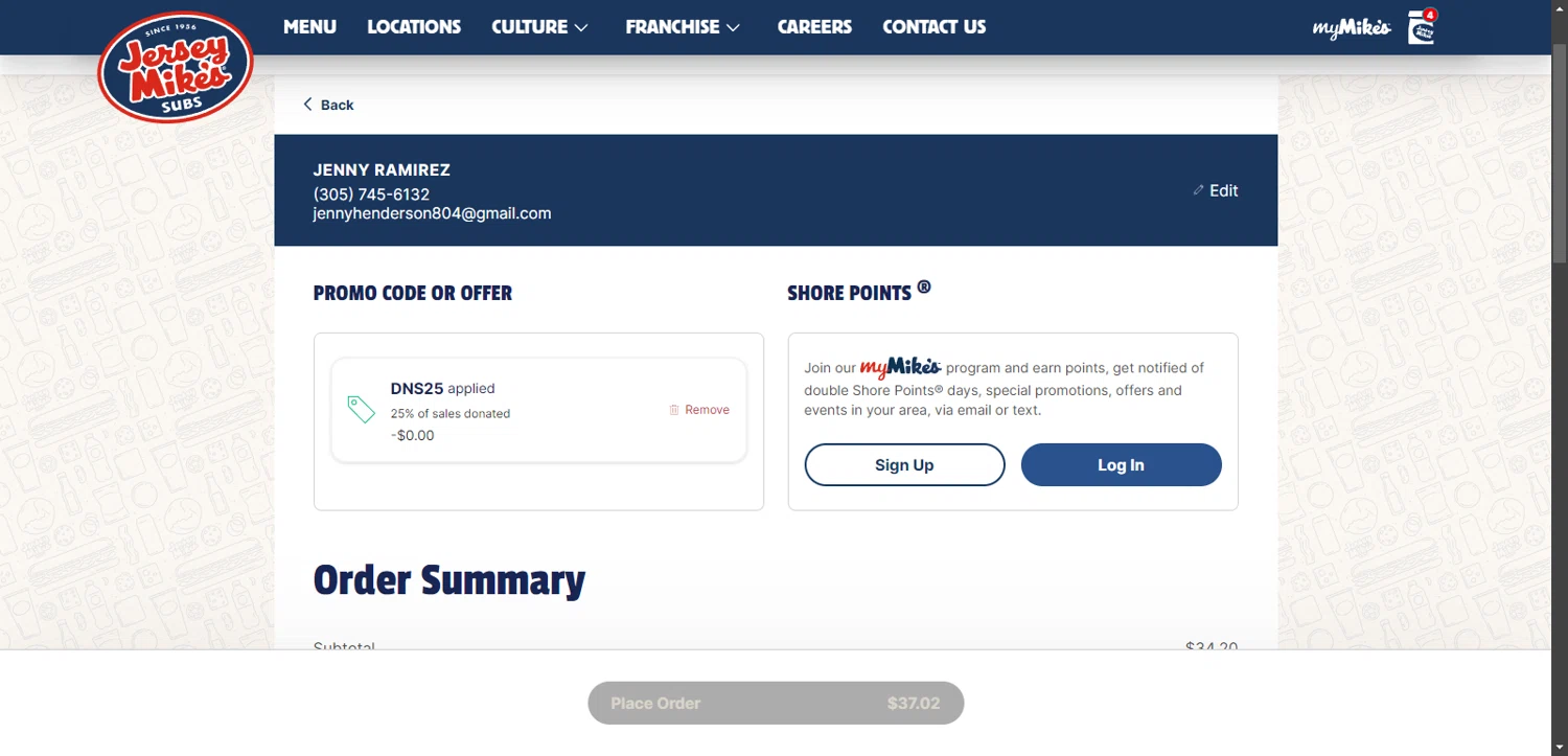 Jersey Mike's Subs Coupons - 25% Off | October 2024