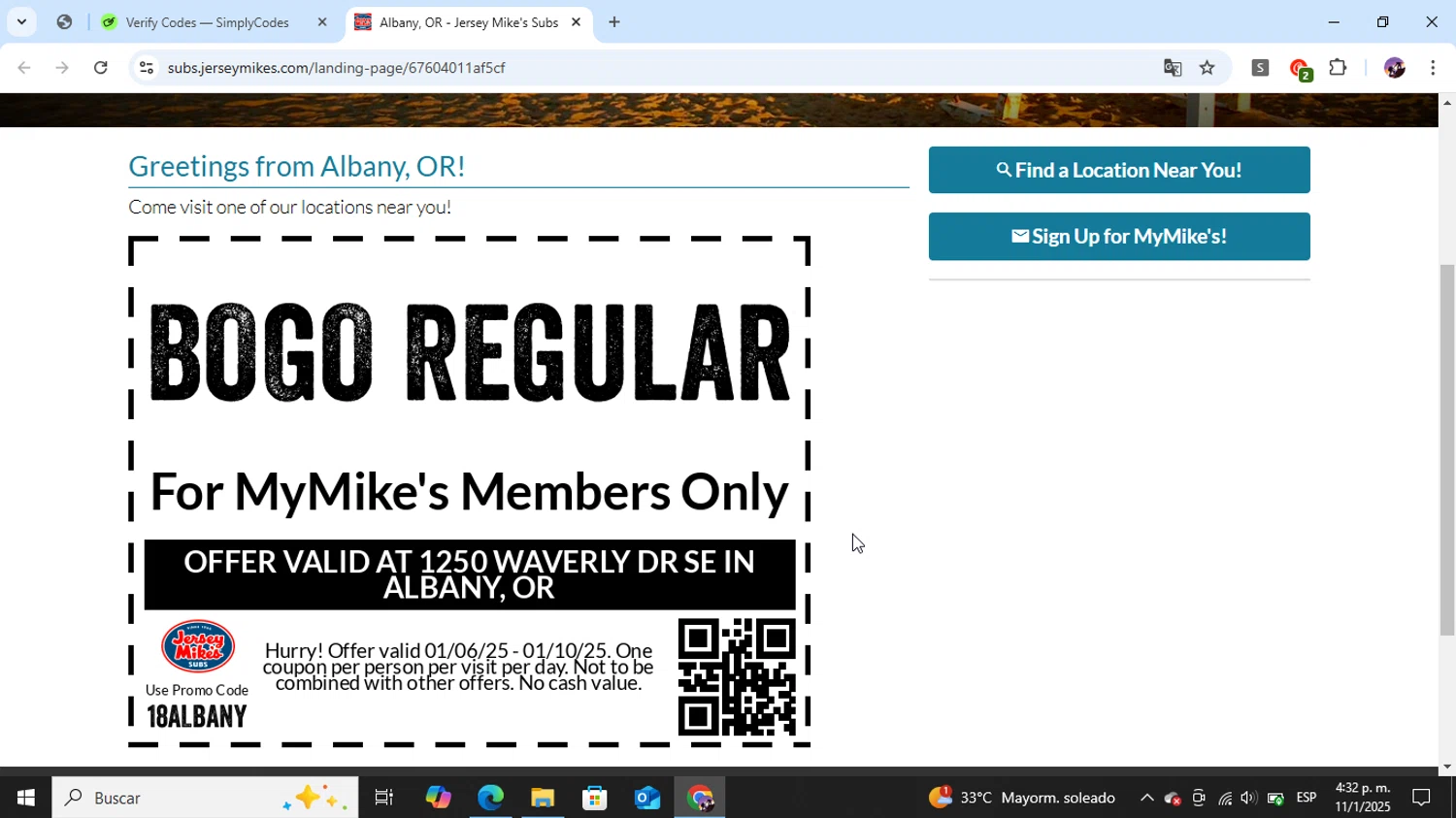 Jersey Mike's Subs Coupons - 50% Off | January 2025