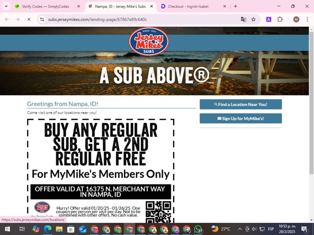Jersey Mike's Subs Promo Code (3 Verified) - 50% Off Mar 2025