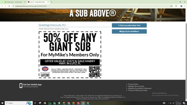 Jersey Mike's Subs Promo Codes (1 Verified) - BOGO Apr 2025