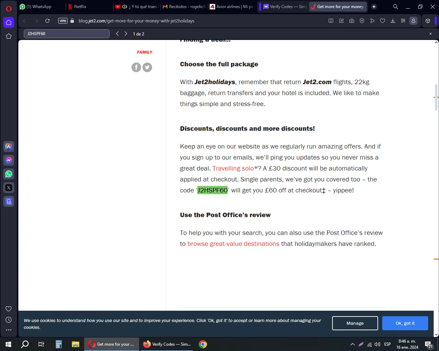 Jet2.com Discount Codes - $60 Off | September 2024