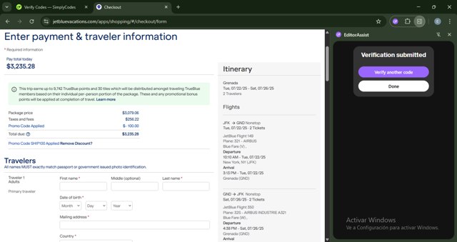JetBlue Promo Codes - $300 Off (10 Verified) Jul 2025