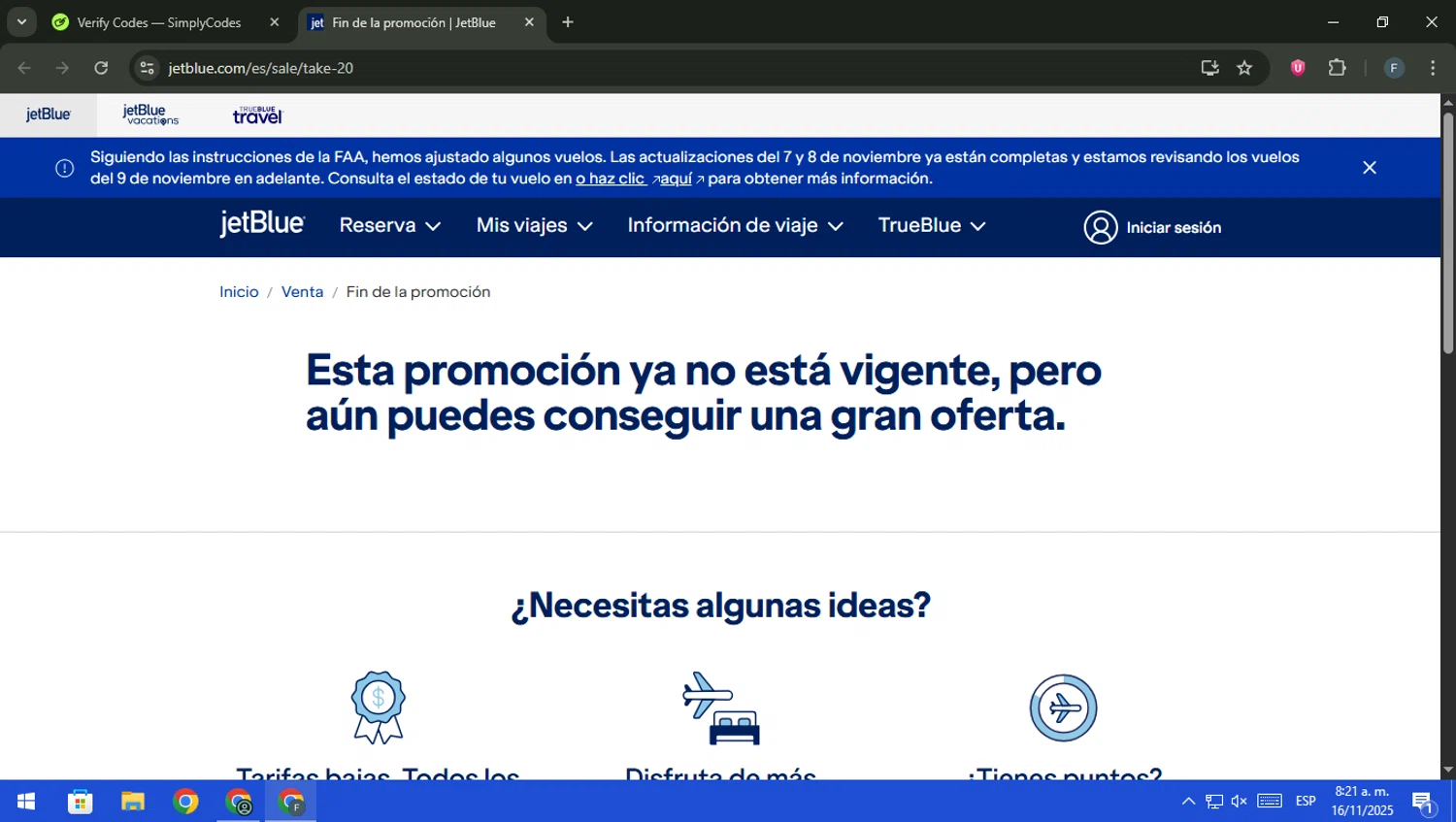 JetBlue Promo Codes - 20% Off (3 Verified) Dec 2025