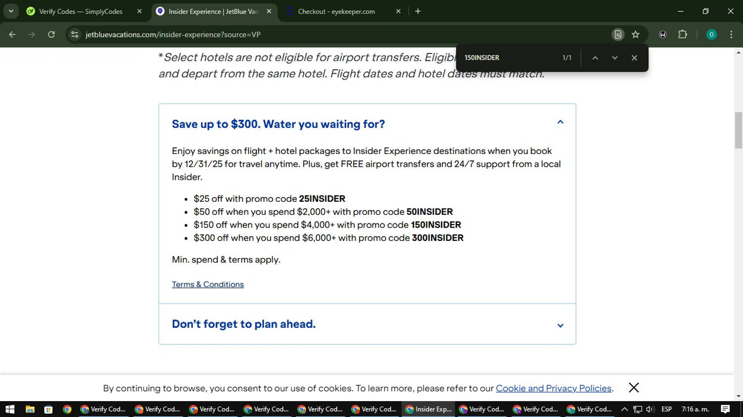JetBlue Vacations Promo Codes - $150 Off Aug 2025