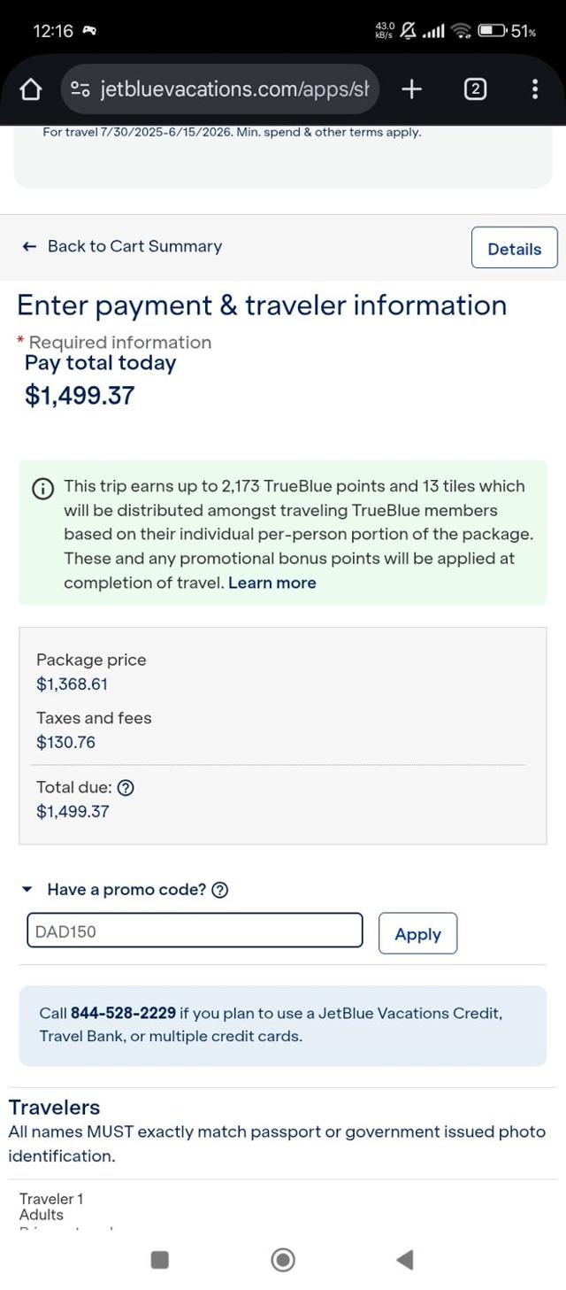 JetBlue Vacations Promo Codes - $700 Off Oct 2025