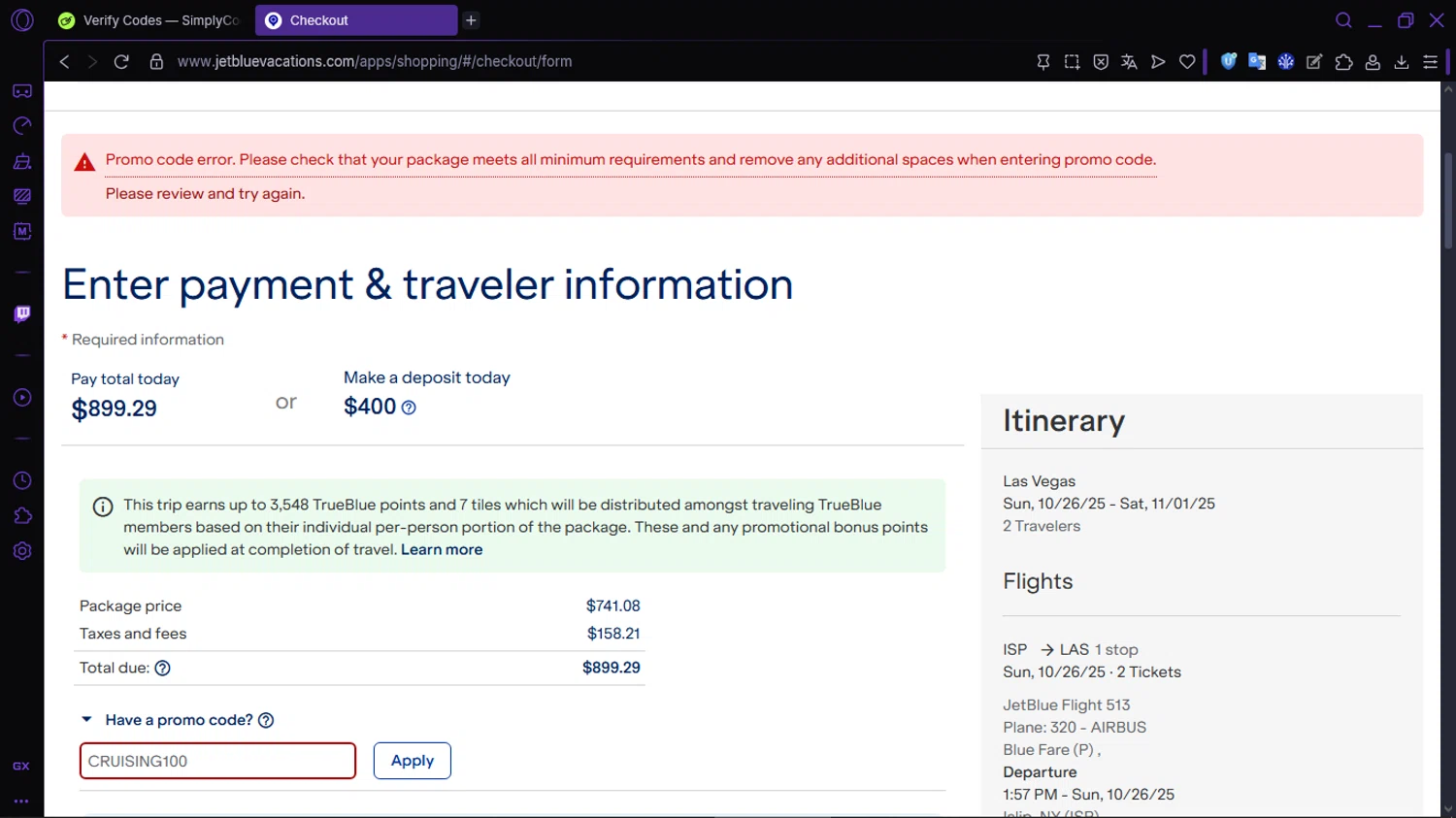 JetBlue Vacations Promo Code - $1,000 Off Dec 2025