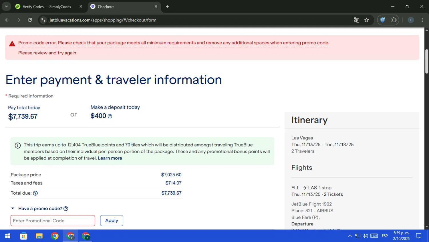 JetBlue Vacations Promo Code - $1,000 Off Dec 2025