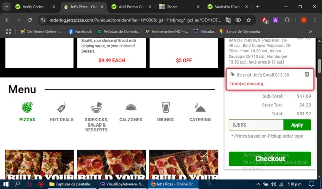 Jet's Pizza Coupon Codes (7 Verified) - 10% Off Apr 2025