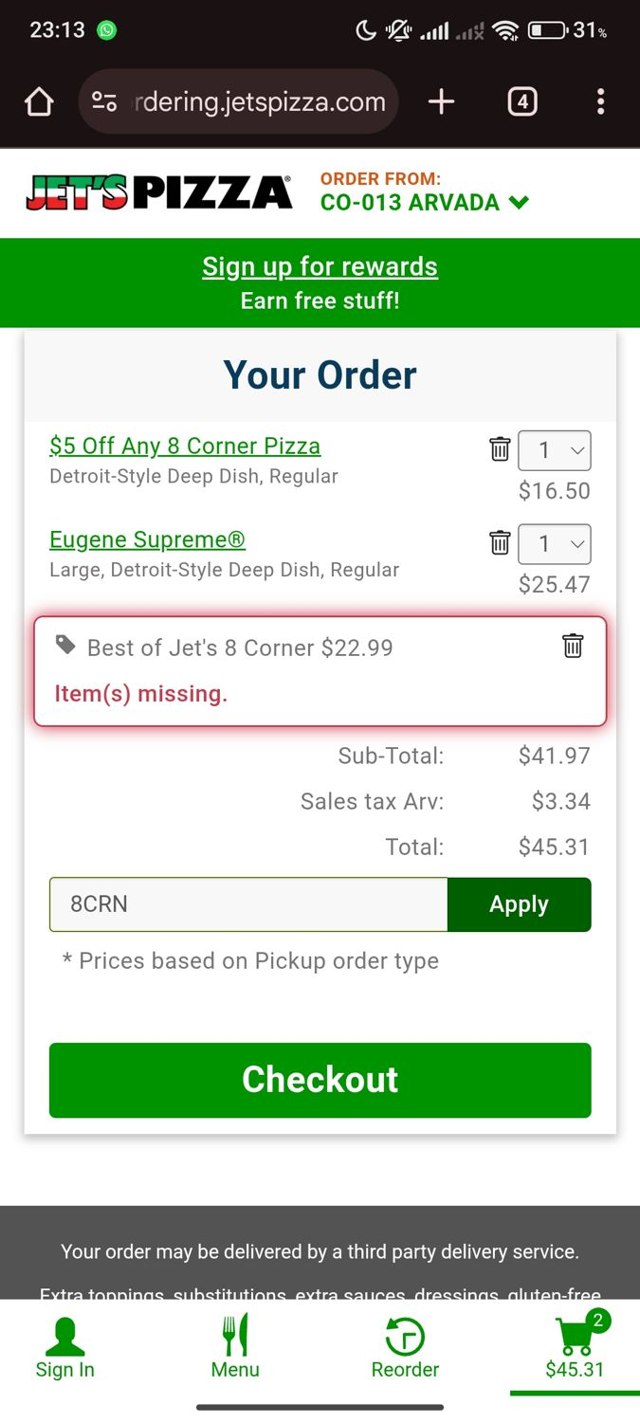 Jet's Pizza Coupon Codes (8 Verified) - 12% Off Mar 2025