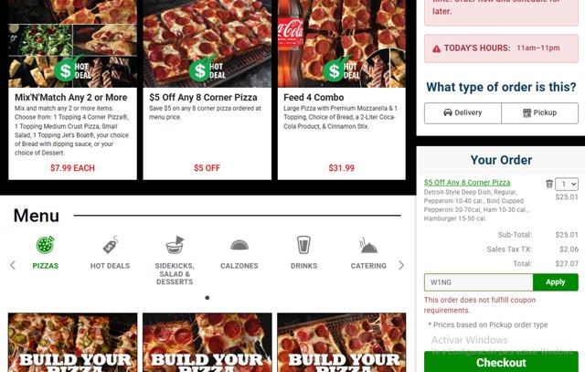 Jet's Pizza Promo Codes (6 Verified) - 25% Off May 2025