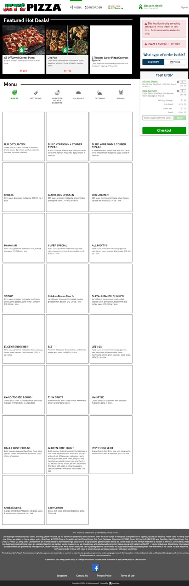 Jet's Pizza Coupon Codes (8 Verified) - 12% Off Mar 2025