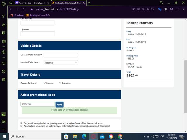 JFK Parking Promo Codes - 15% Off Coupons Oct 2025