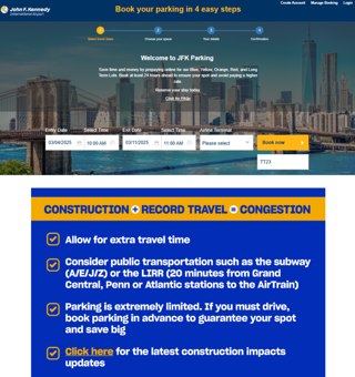 JFK Parking Promo Codes - 15% Off Coupons Sep 2025