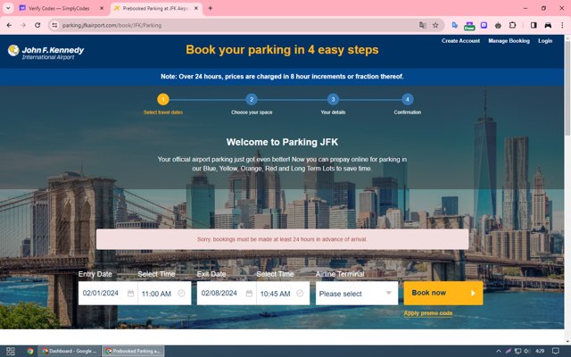 JFK Parking Promo Codes - 15% Off Coupons Sep 2025