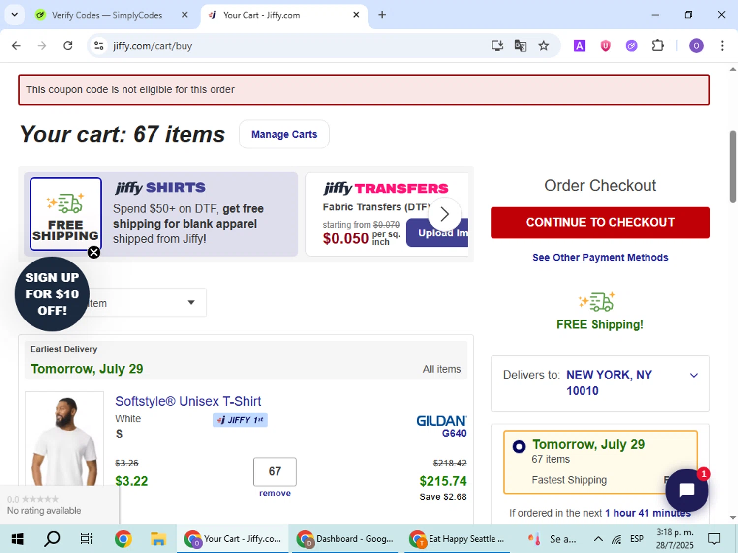 Jiffy Promo Codes (1 Verified) - 20% Off w/Code Sep 2025