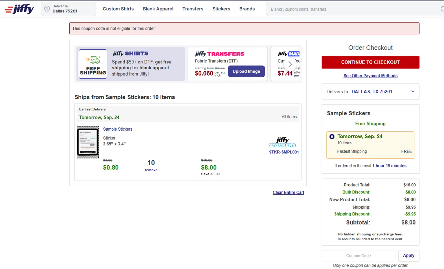 Jiffy Promo Codes (4 Verified) - 50% Off w/Code Oct 2025