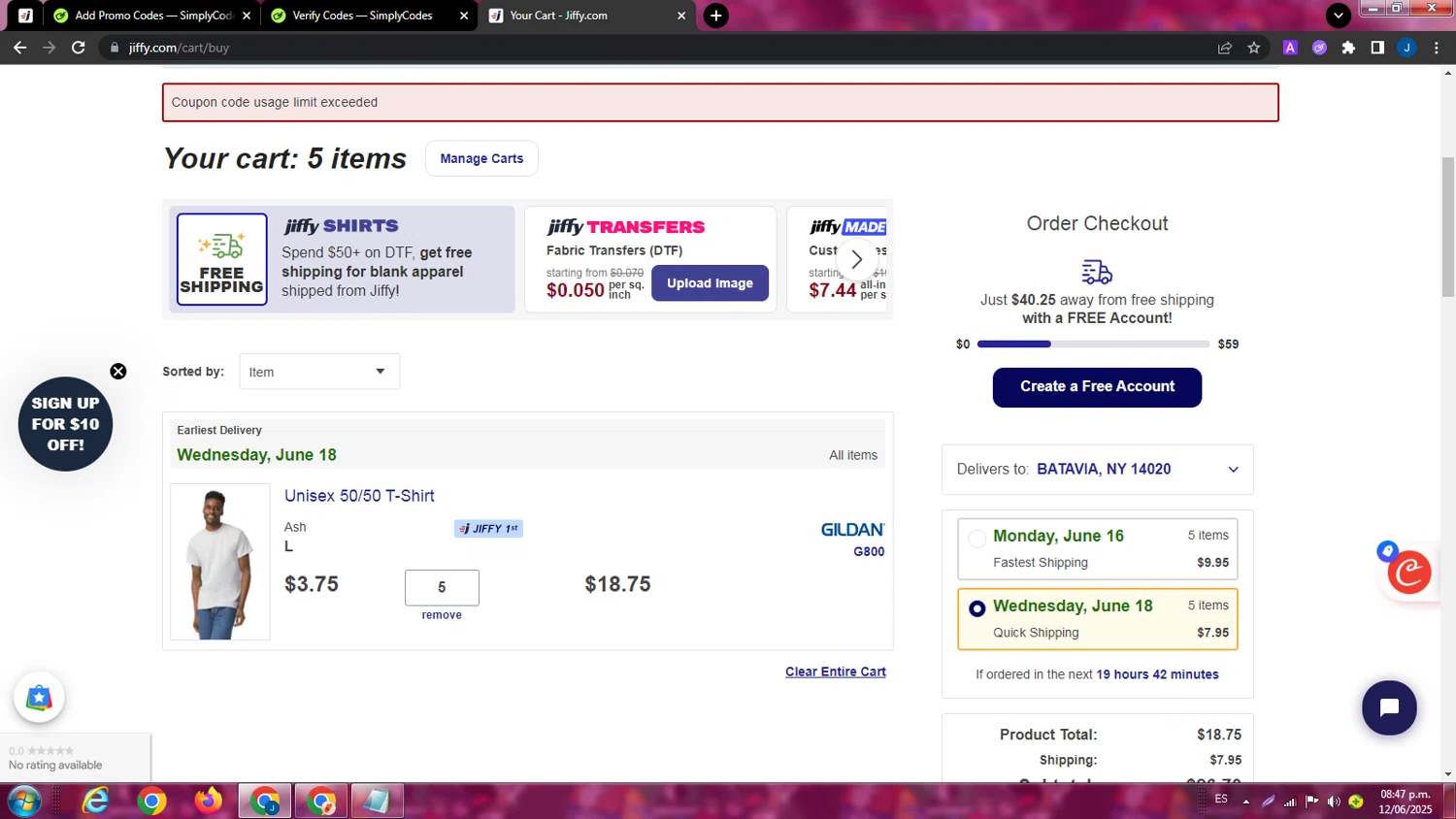 Jiffy Promo Codes (1 Verified) - 20% Off w/Code Sep 2025