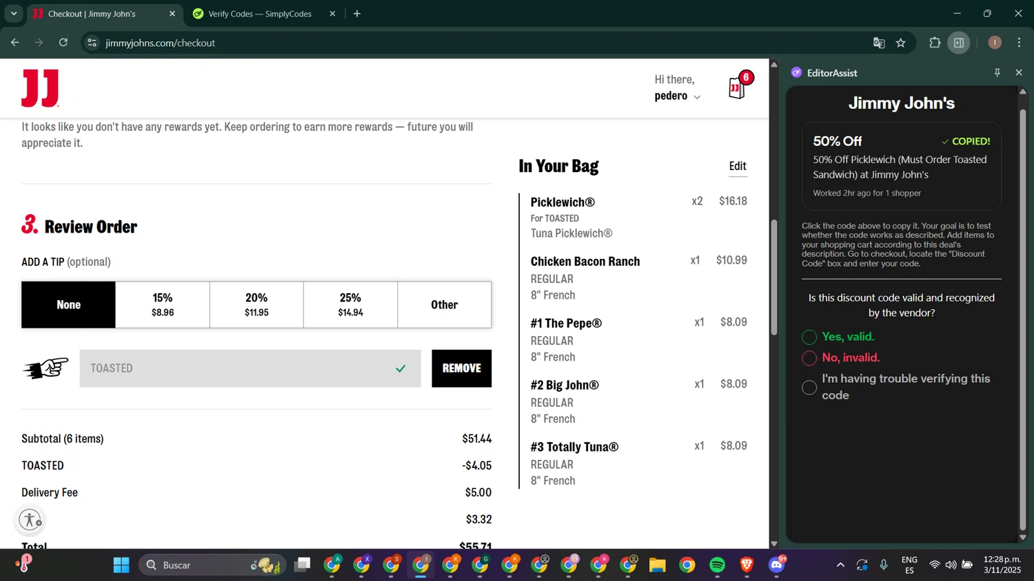 Jimmy John's Promo Codes - 50% Off (1 Verified) Feb 2026