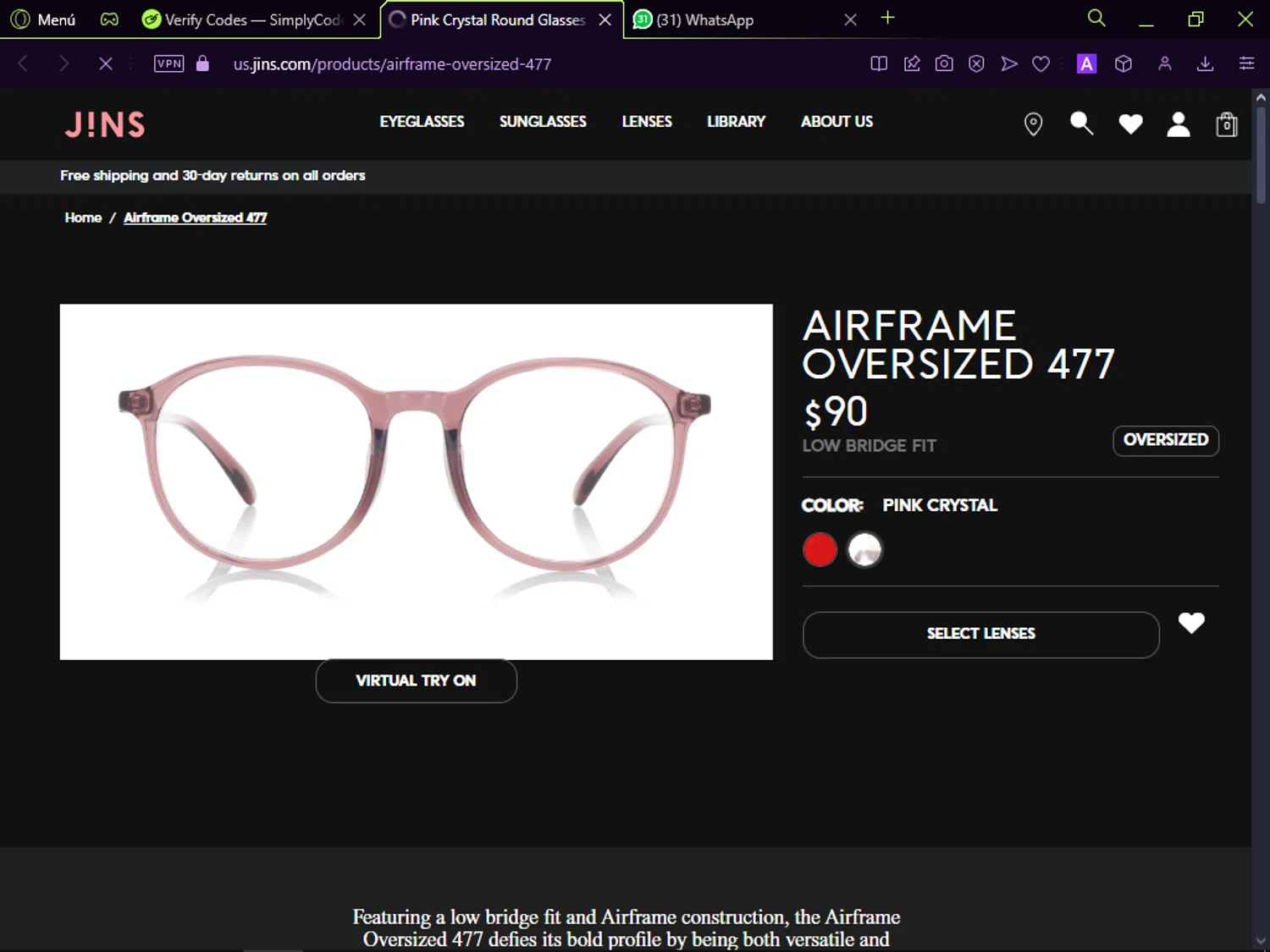 JINS Eyewear Promo Codes & Black Friday 2024 Deals - $20 Off