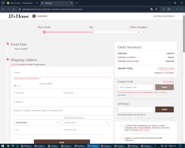 JJ's House Coupon Codes (5 Verified) - 15% Off Apr 2025