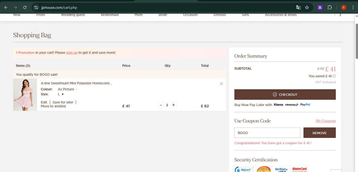 JJ's House Coupon Codes (6 Verified) - 5% Off Apr 2025