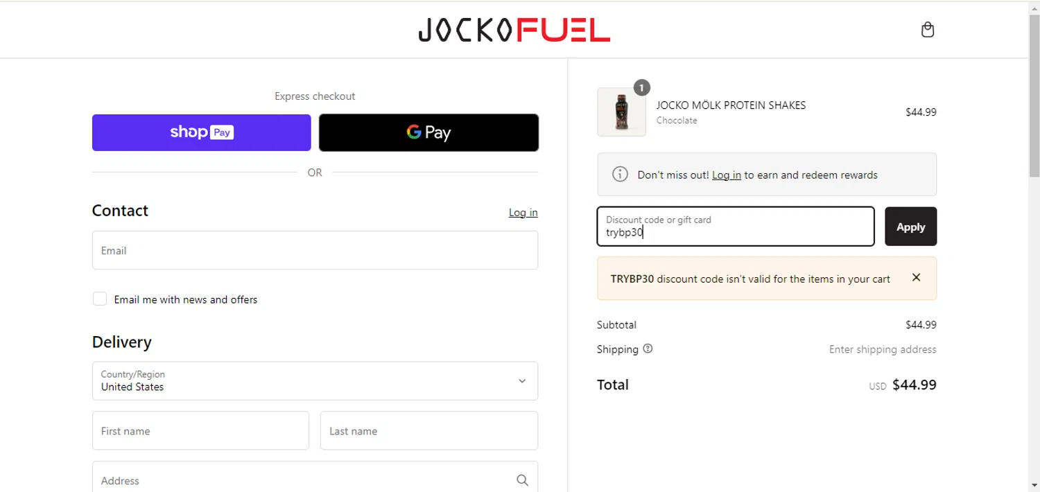 Jocko Fuel Discount Codes - $10 Off | October 2024