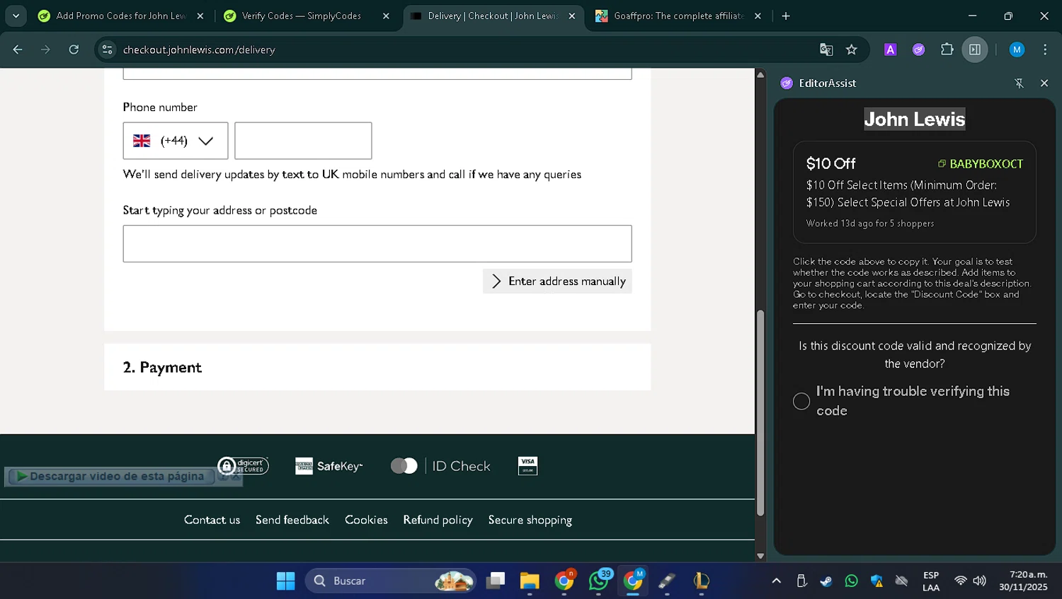John Lewis Promo Codes - $10 Off (6 Verified) Jan 2026