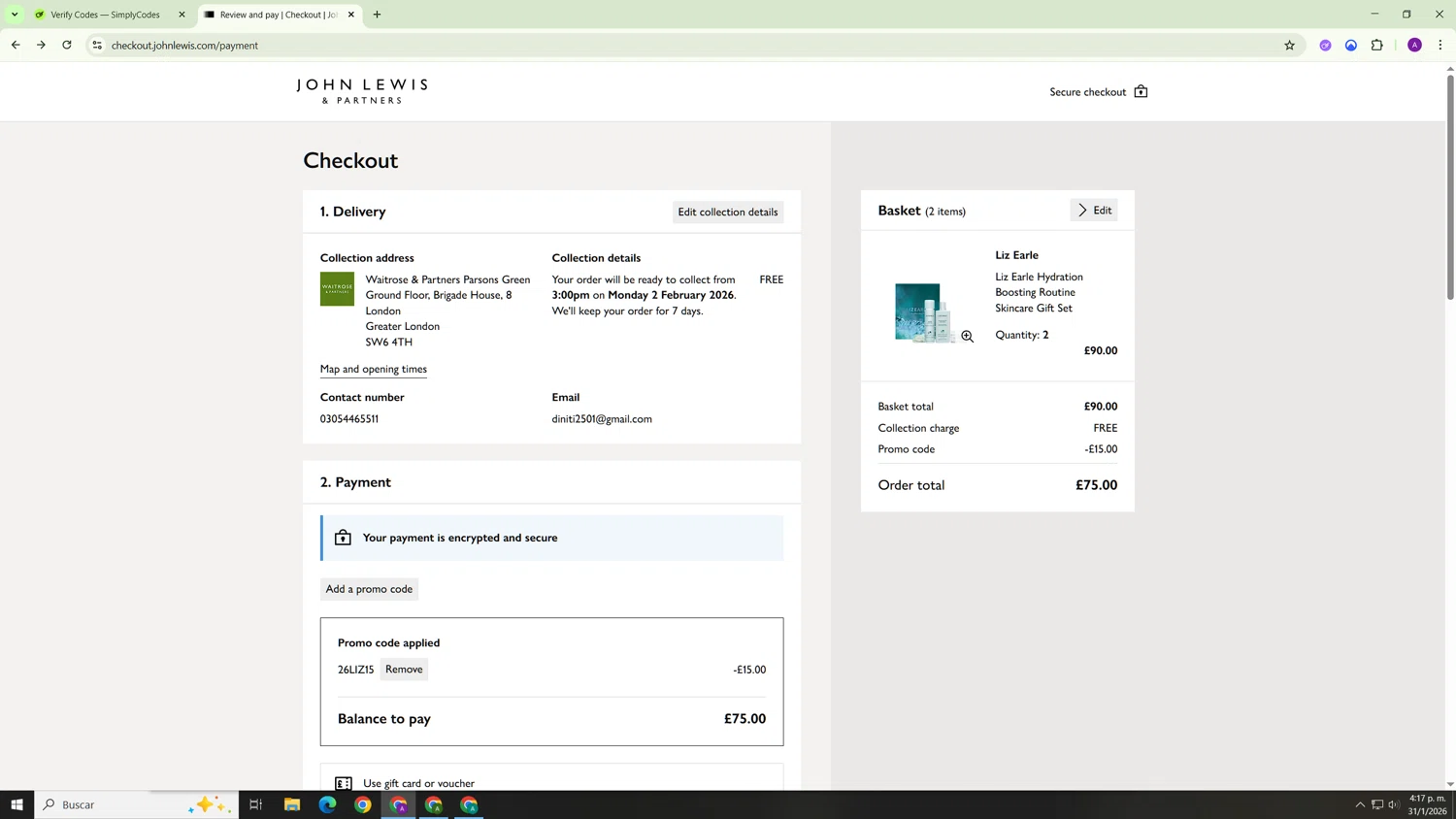 John Lewis Promo Codes - $35 Off (2 Verified) Mar 2026