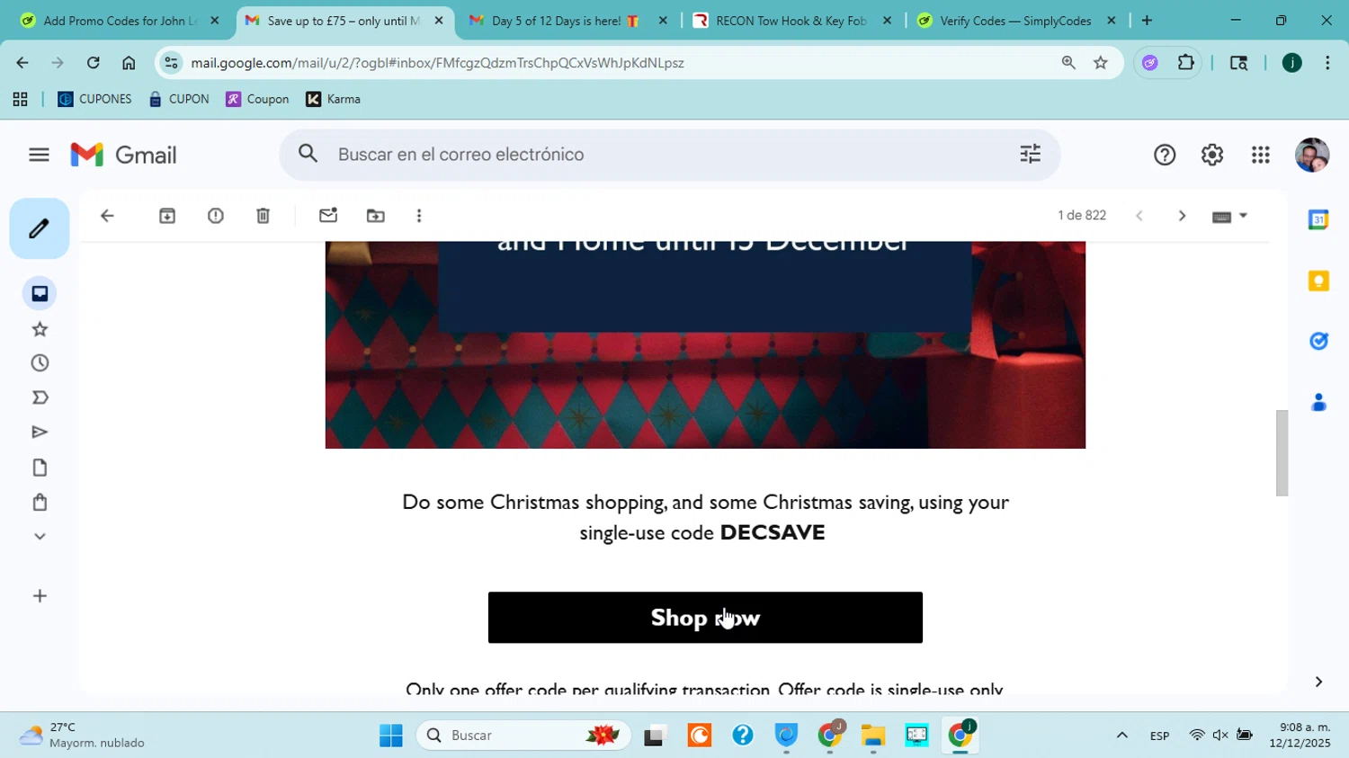 John Lewis Promo Codes - $10 Off (4 Verified) Dec 2025
