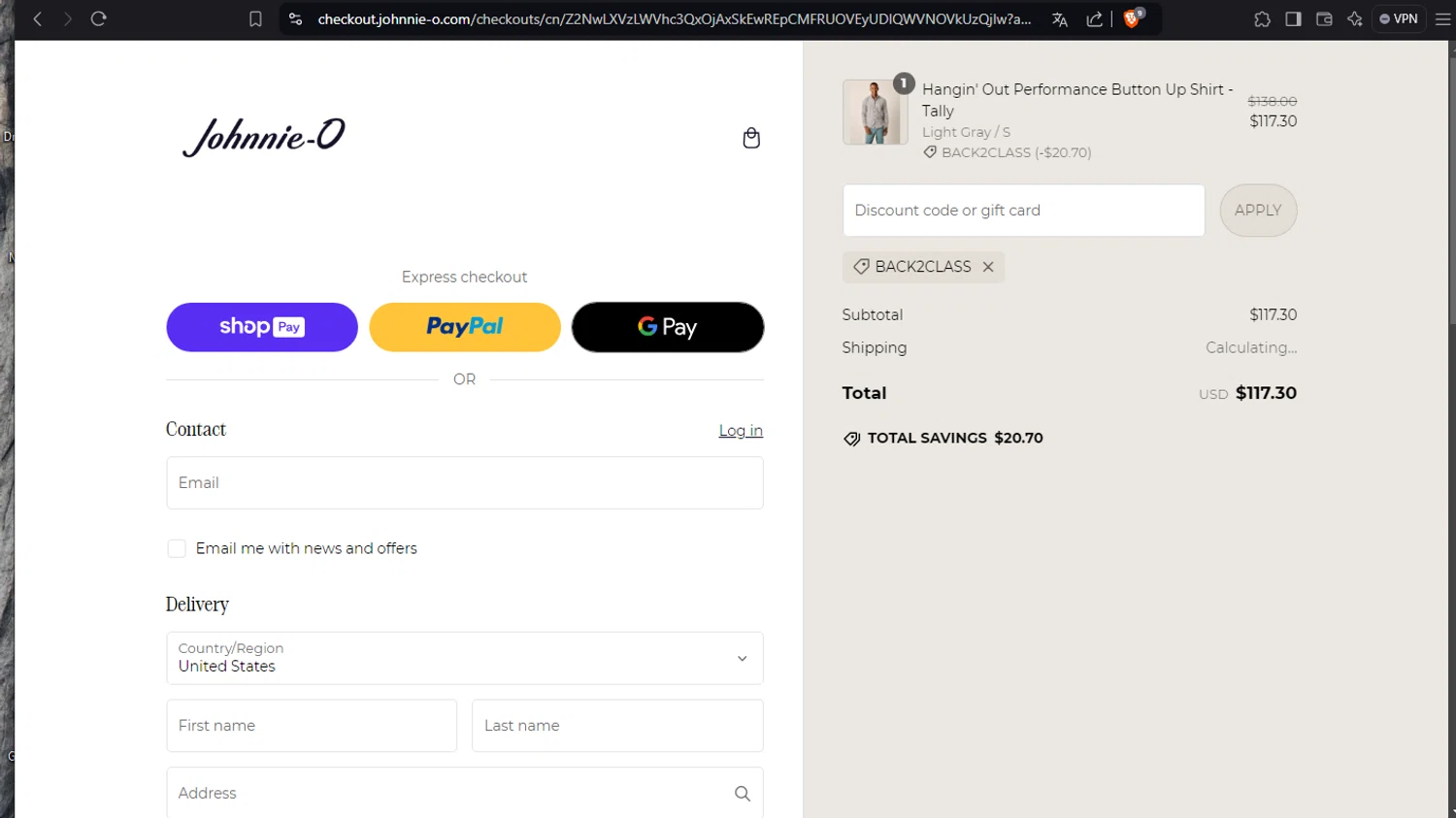 Johnnie-O Promo Codes & Black Friday 2024 Deals - 15% Off