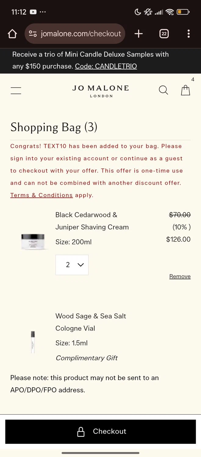 Jo Malone Promo Codes - 10% Off (4 Verified) Sep 2025