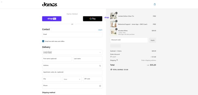 Jones Discount Codes (7 Verified) - 20% Off w/Code Feb 2025