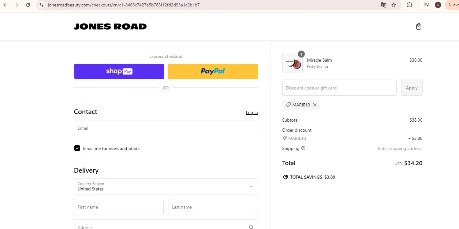 Jones Road Beauty Discount Codes - 10% Off | November 2024