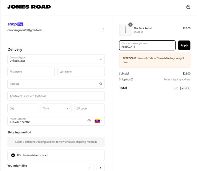 Jones Road Beauty Discount Codes - 15% Off Coupons Apr 2025