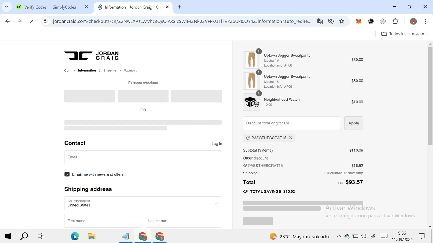 Jordan Craig Discount Codes - 20% Off | September 2024