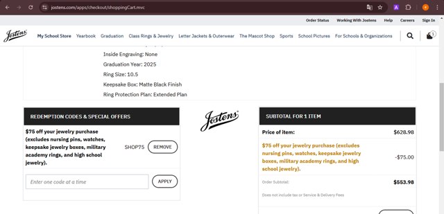 Jostens Coupon Codes - $75 Off | December 2024