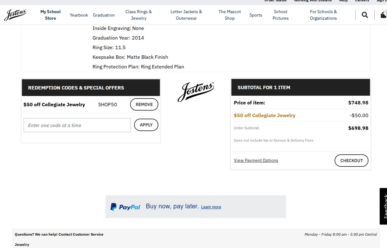 Jostens Promo Codes - $50 Off (3 Verified) Nov 2025