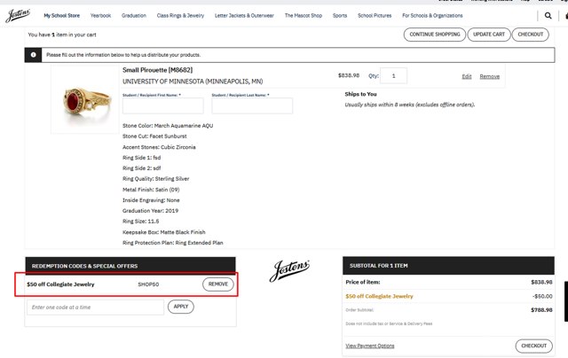 Jostens Coupon Codes (5 Verified) - Sitewide Feb 2025