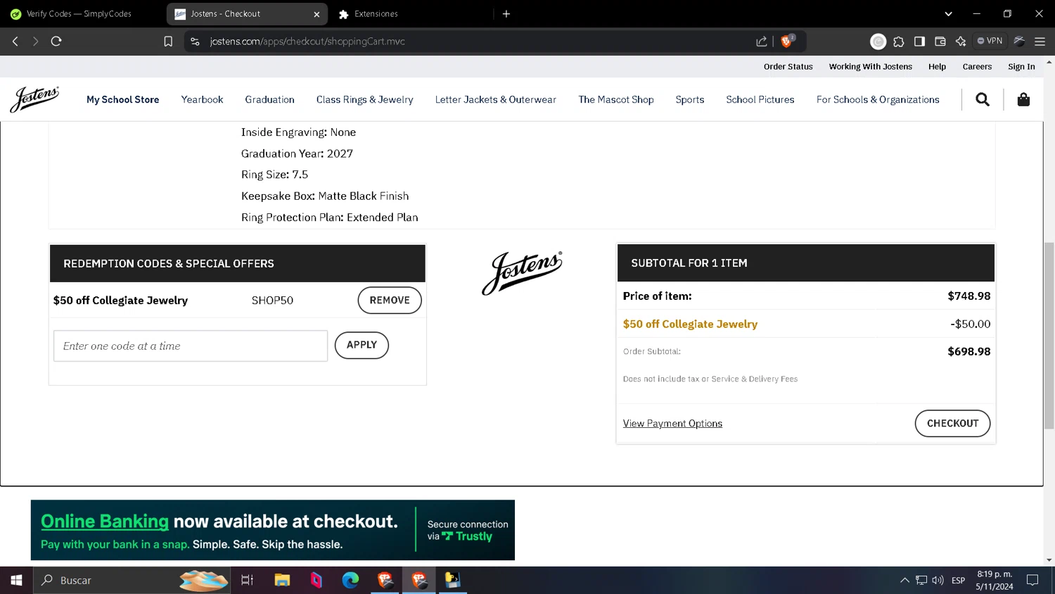 Jostens Coupon Codes - $40 Off | November 2024