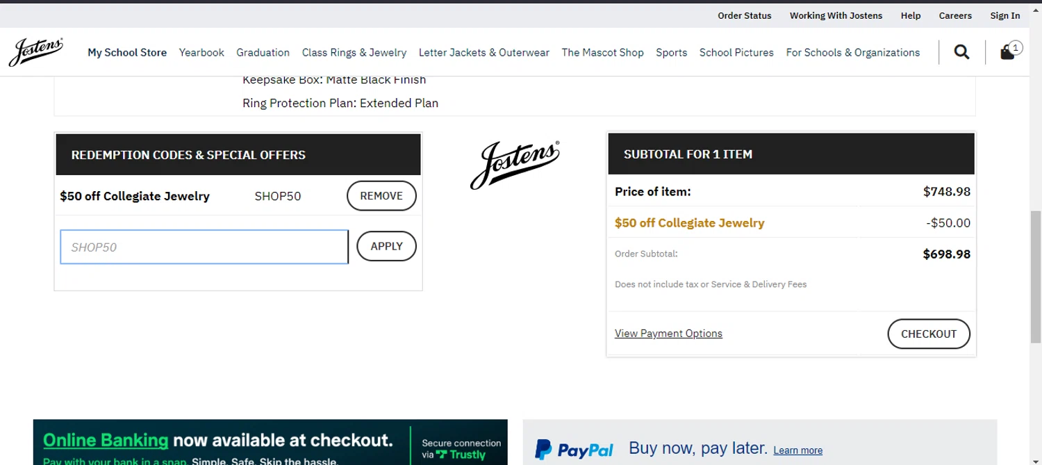 Jostens Coupon Codes & Cyber Monday 2024 Deals - $100 Off