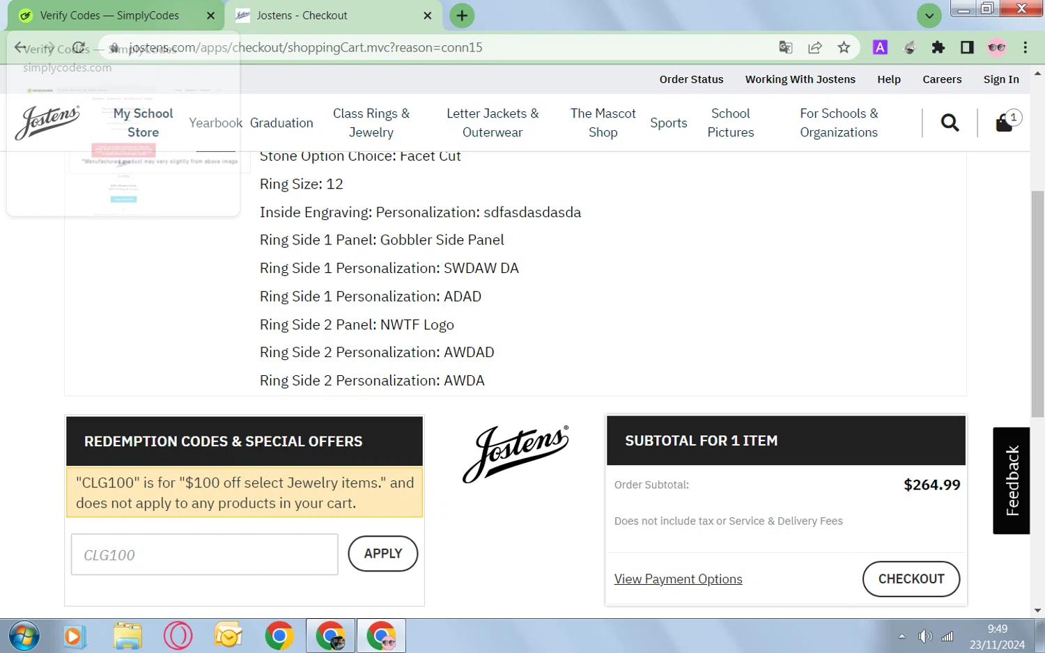 Jostens Coupon Codes & Cyber Monday 2024 Deals - $100 Off