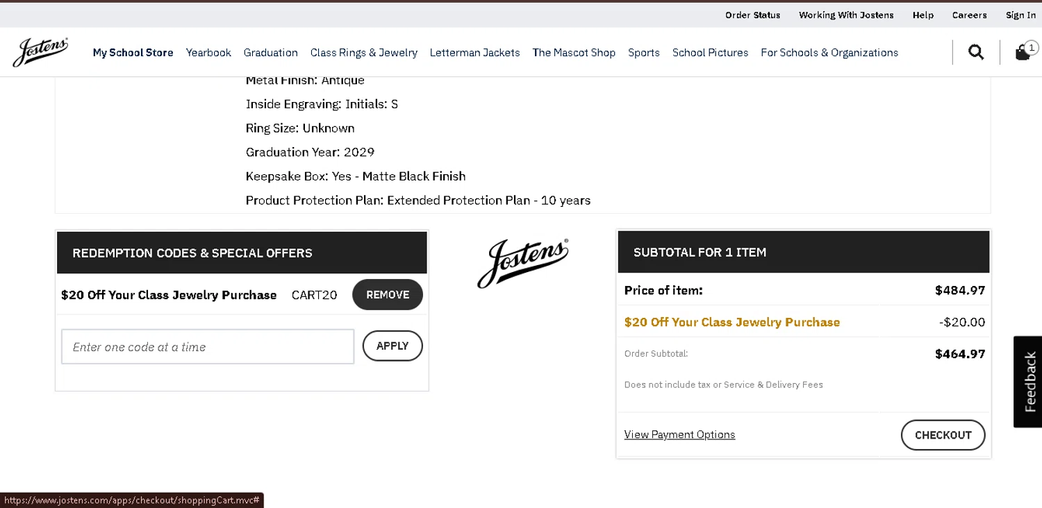 Jostens Promo Codes - $300 Off (7 Verified) Dec 2025