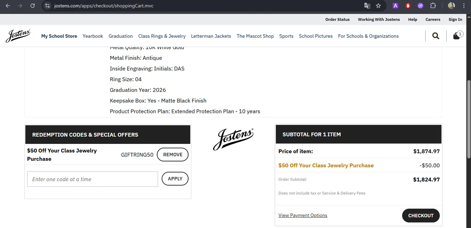 Jostens Promo Codes - $50 Off (4 Verified) Jan 2026