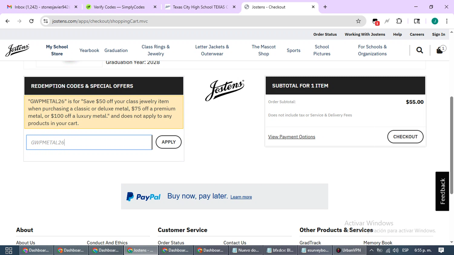 Jostens Promo Codes - $50 Off (3 Verified) Nov 2025