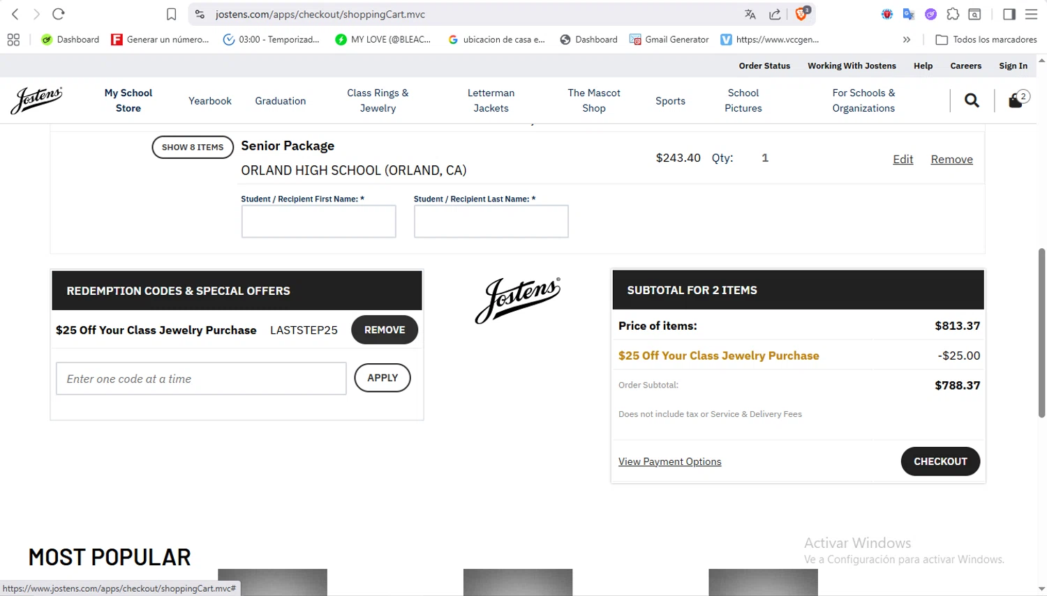 Jostens Promo Codes - $25 Off (2 Verified) Feb 2026