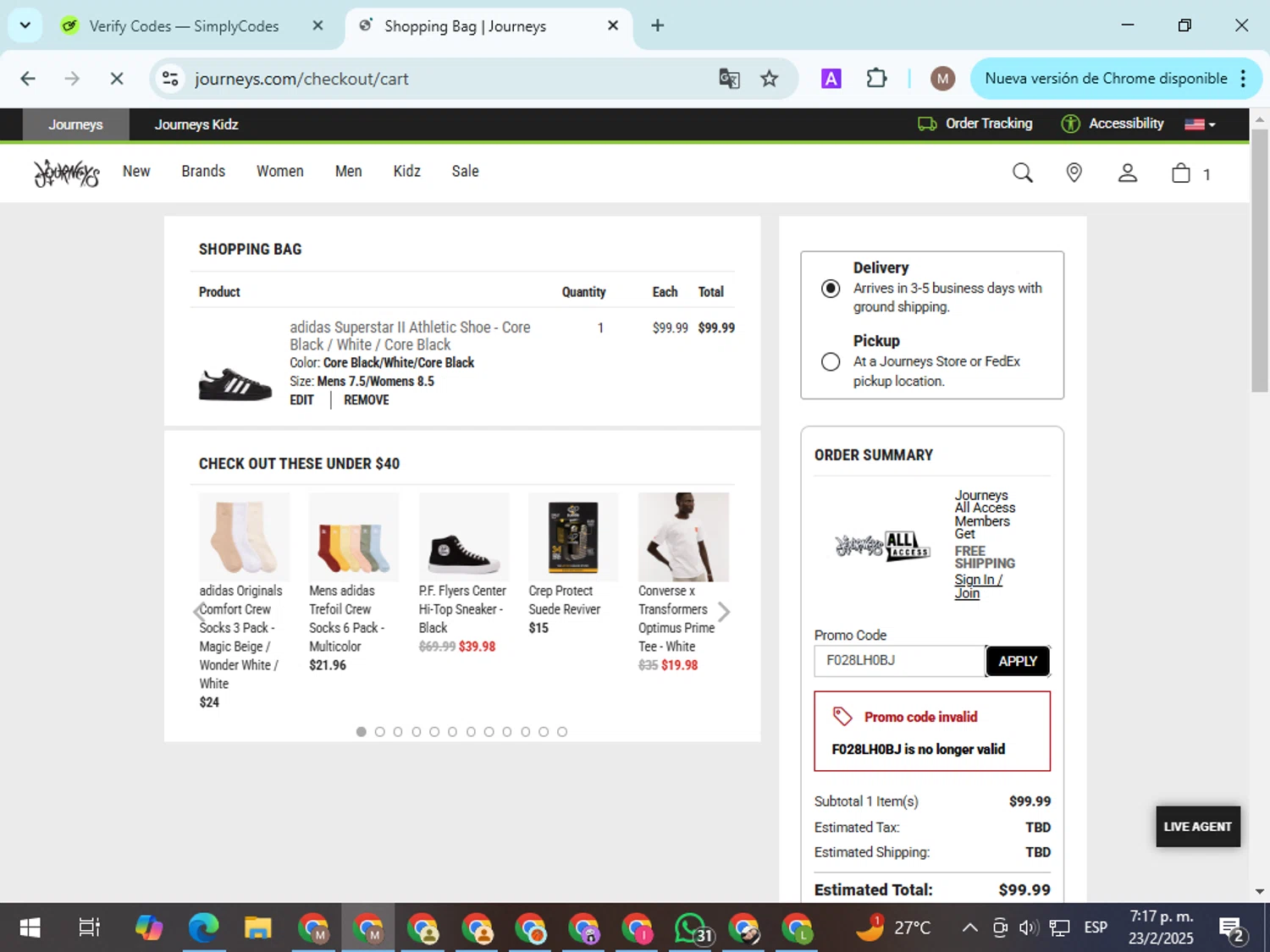 Journeys Promo Codes - $5 Off Coupons May 2025