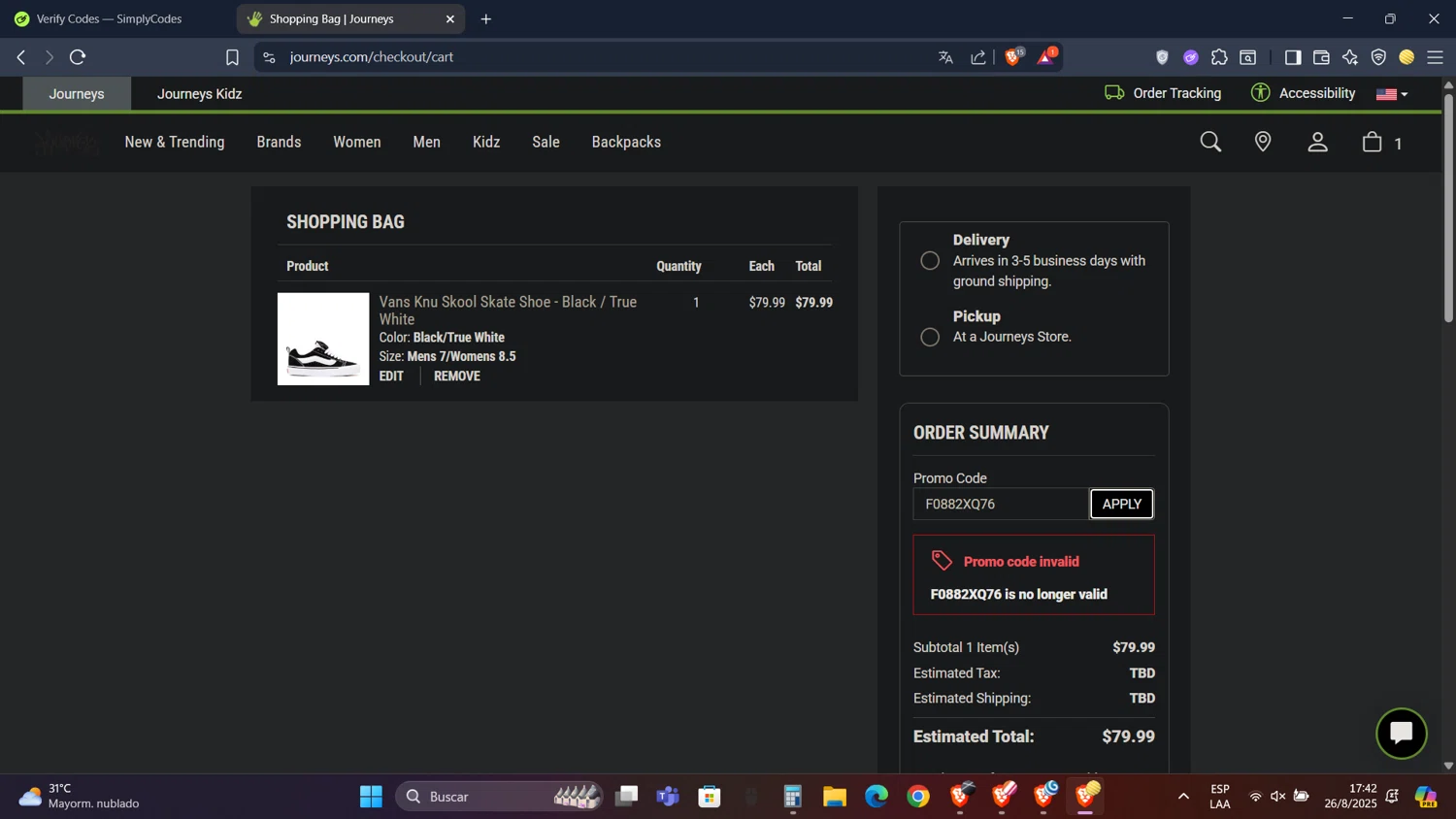 Journeys Promo Codes - $10 Off w/Code Coupons Dec 2025
