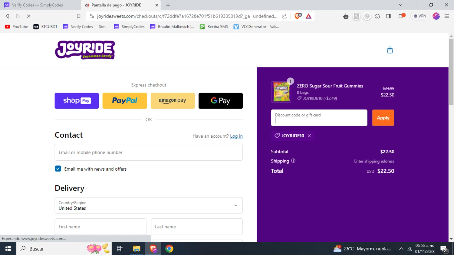 Joyride Sweets Promo Codes - $10 Off | September 2024