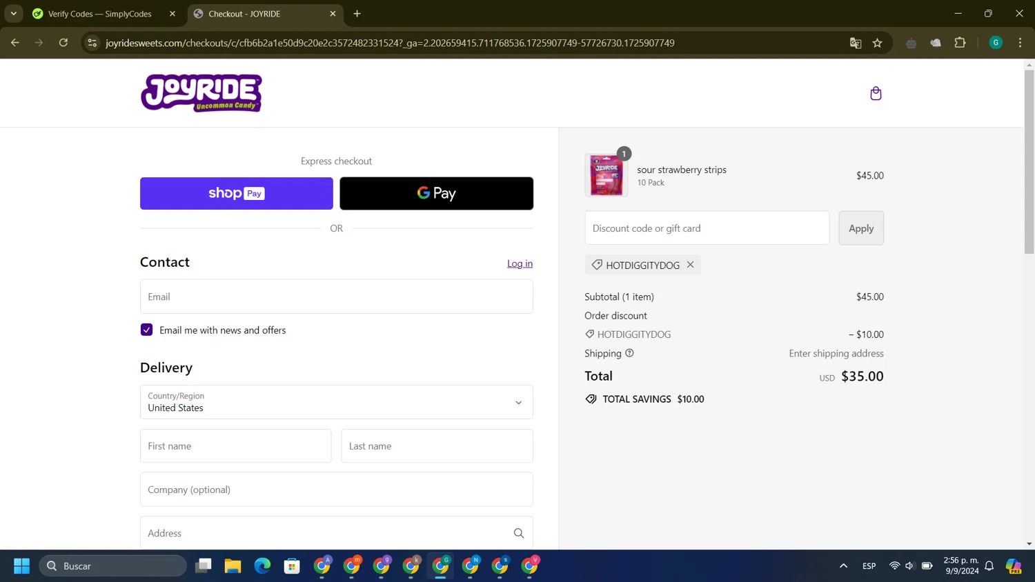 Joyride Sweets Promo Codes - $10 Off | September 2024
